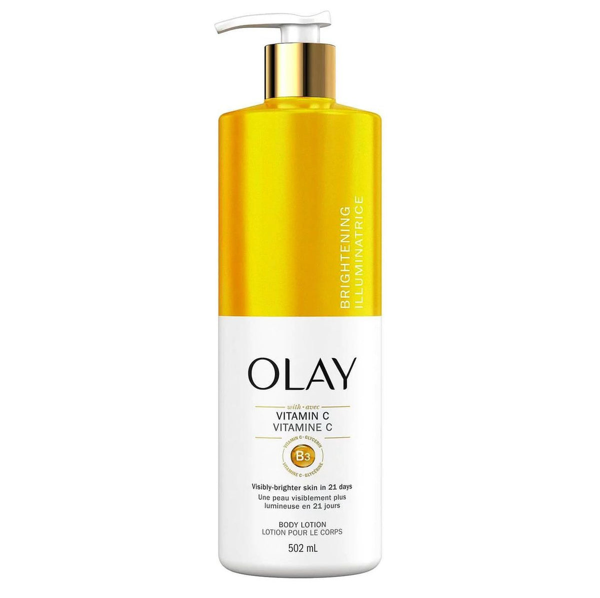 Olay lait corporel éclaircissant à la vitamine C - 502 ml – The ...